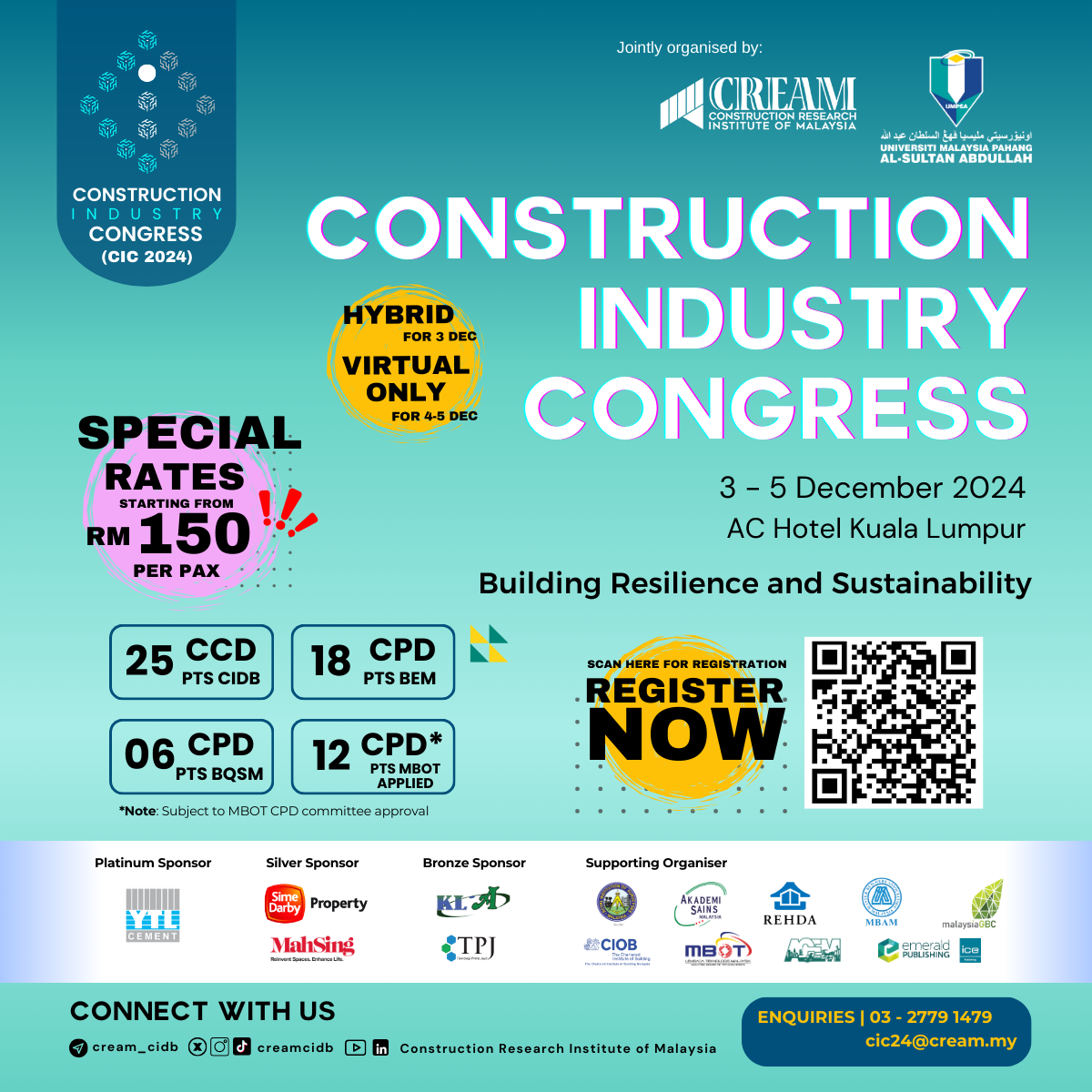Construction Research Institute of Malaysia (CREAM) 1st Construction ...