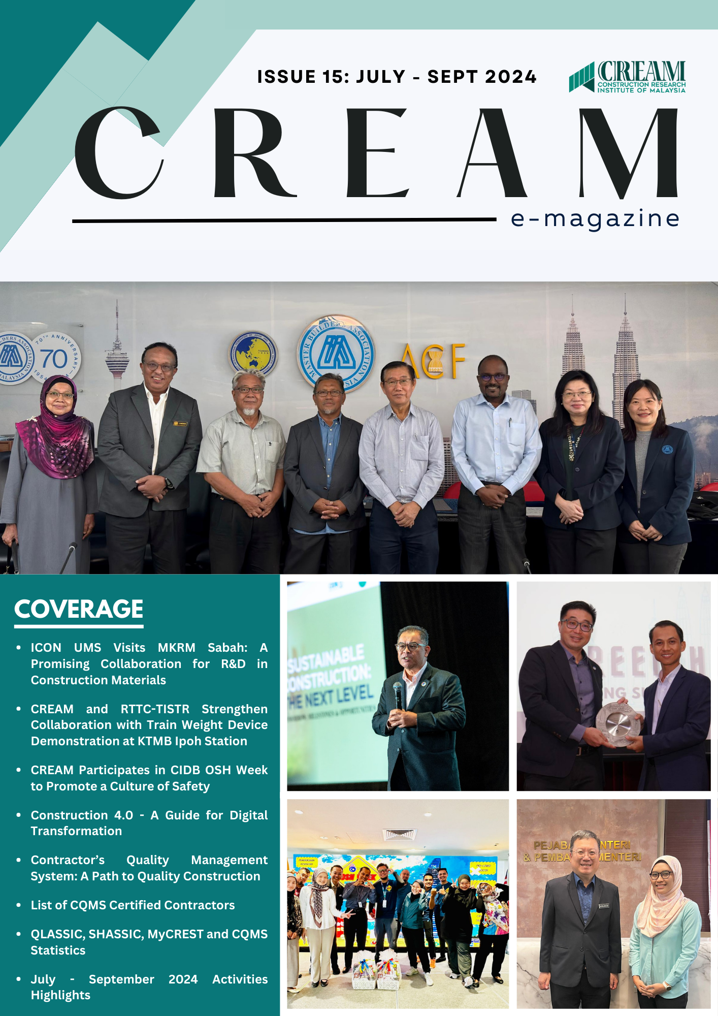 Construction Research Institute of Malaysia (CREAM) CREAM E-Magazine 2024