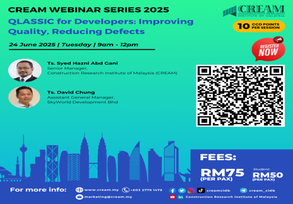 Construction Research Institute of Malaysia (CREAM) Malaysia Building ...